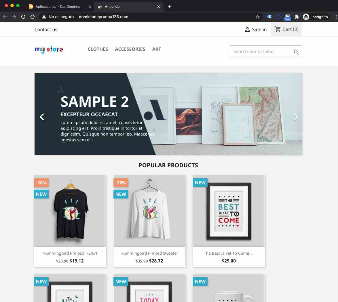 ¿Qué es y cómo instalar PrestaShop en DonDominio? – Todo sobre ...
